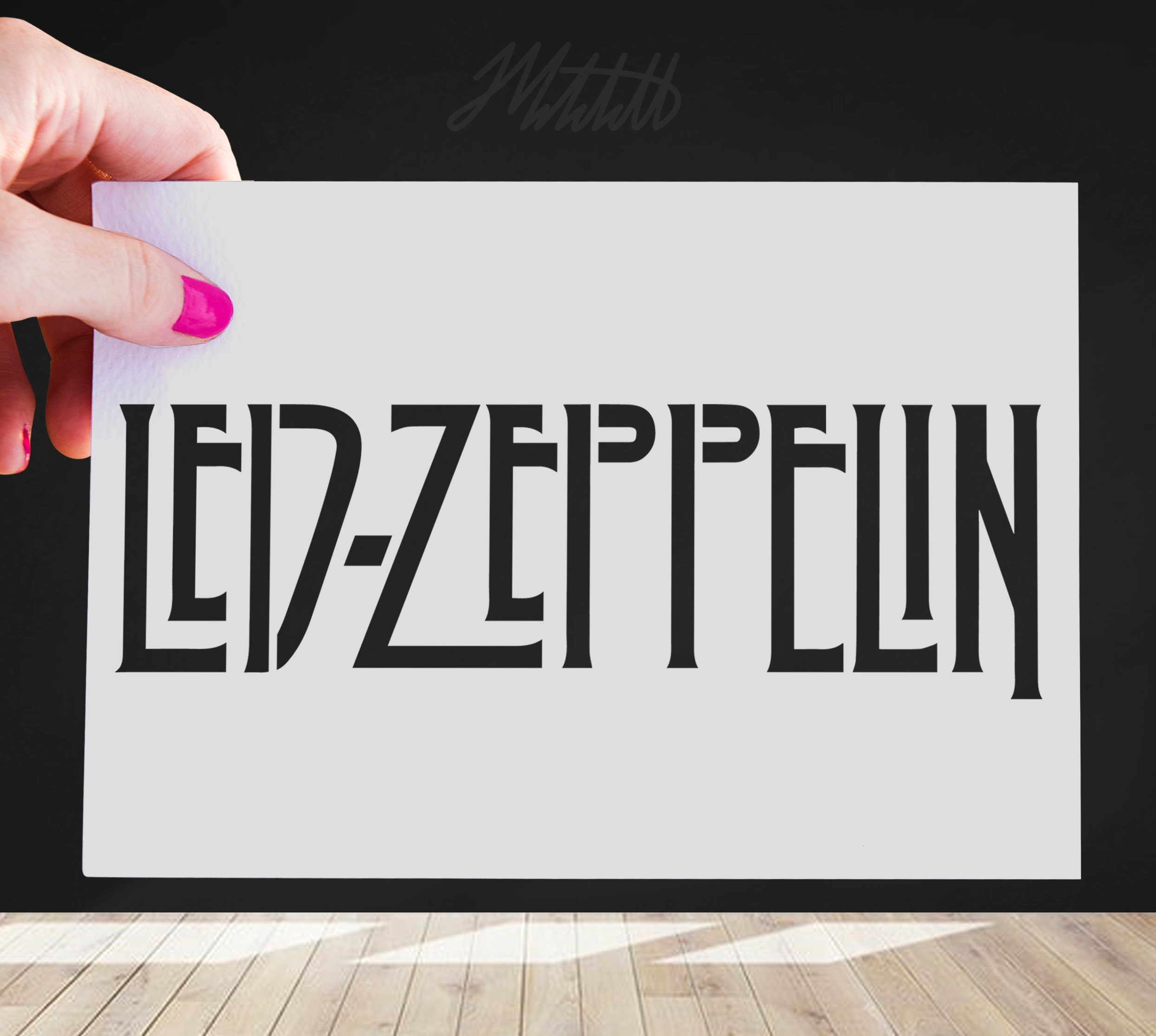 Band Logo Stencils A3 Reusable 190 Micron Mylar | Etsy