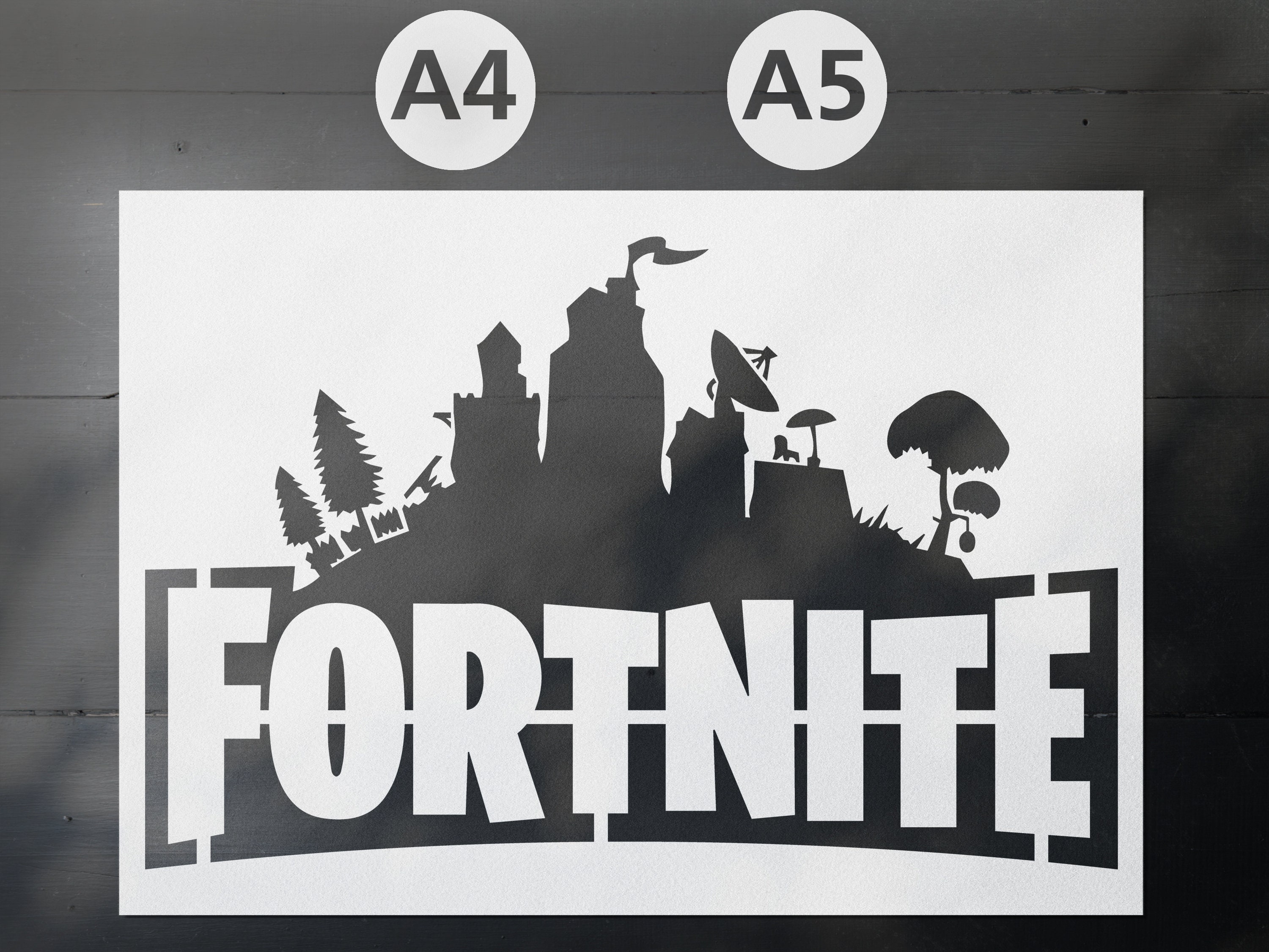 Video Game Stencils A5 Reusable 190 Micron Mylar - Etsy