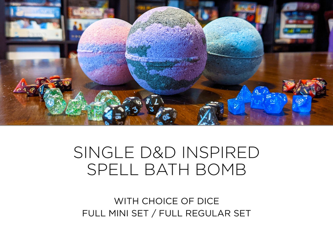 Single Spell Bath Bomb // D&D Inspired Spells With Choice of - Etsy Canada