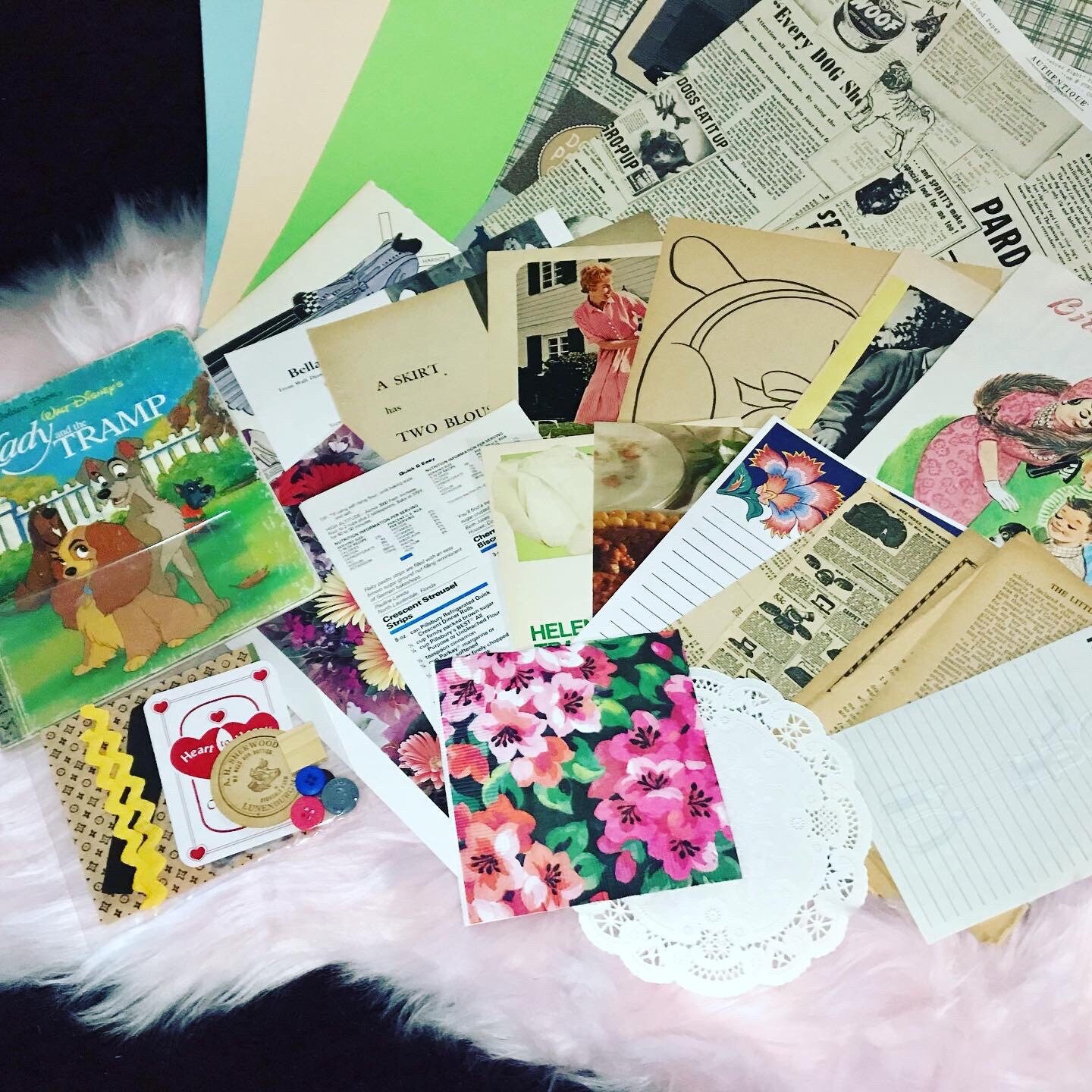 Lady and the Tramp Junk Journal Kit - Etsy