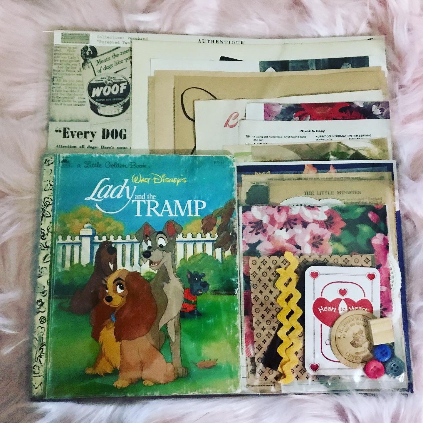 Lady and the Tramp Junk Journal Kit - Etsy