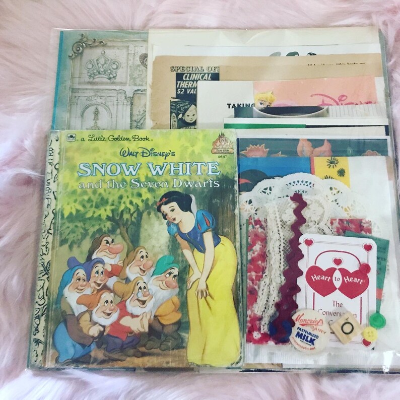 Snow White 1984 Junk Journal Kit - Etsy