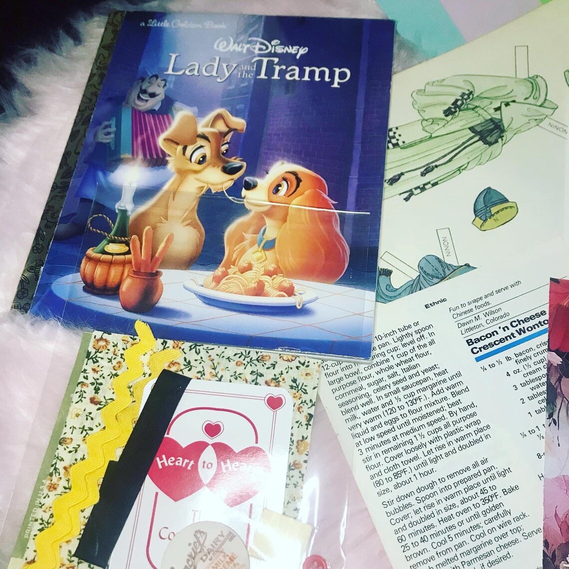 Lady and the Tramp Junk Journal Kit - Etsy