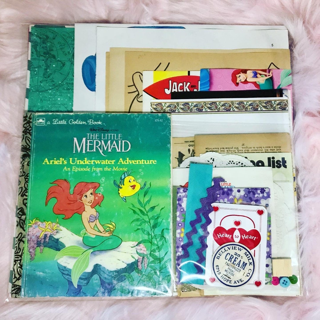 Little Mermaid Underwater Adventures Junk Journal Kit - Etsy
