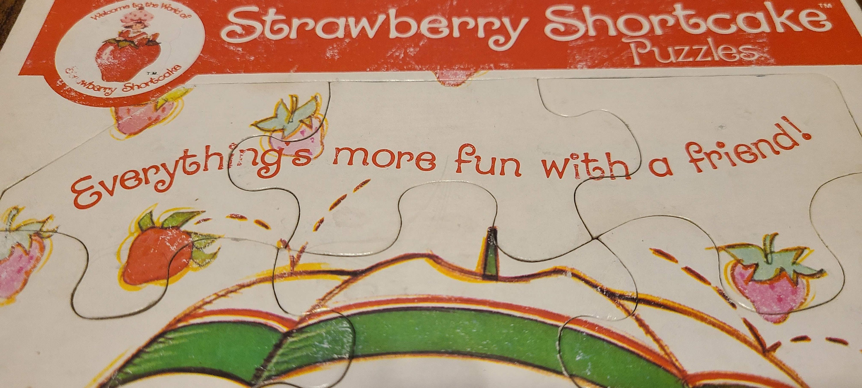 Strawberry Shortcake 15 Piece Tray Jigsaw Puzzle by Craft Master - Etsy