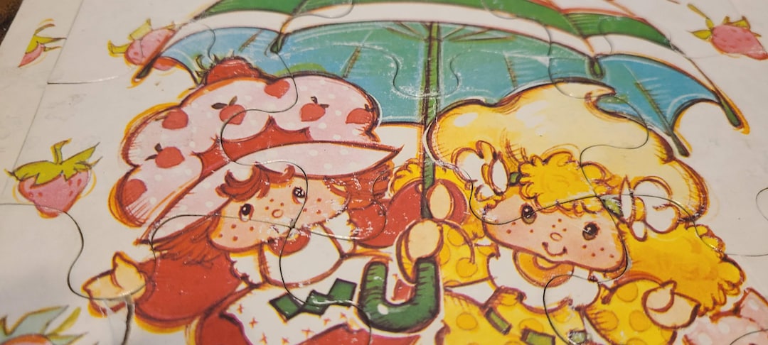 Strawberry Shortcake 15 Piece Tray Jigsaw Puzzle by Craft Master - Etsy