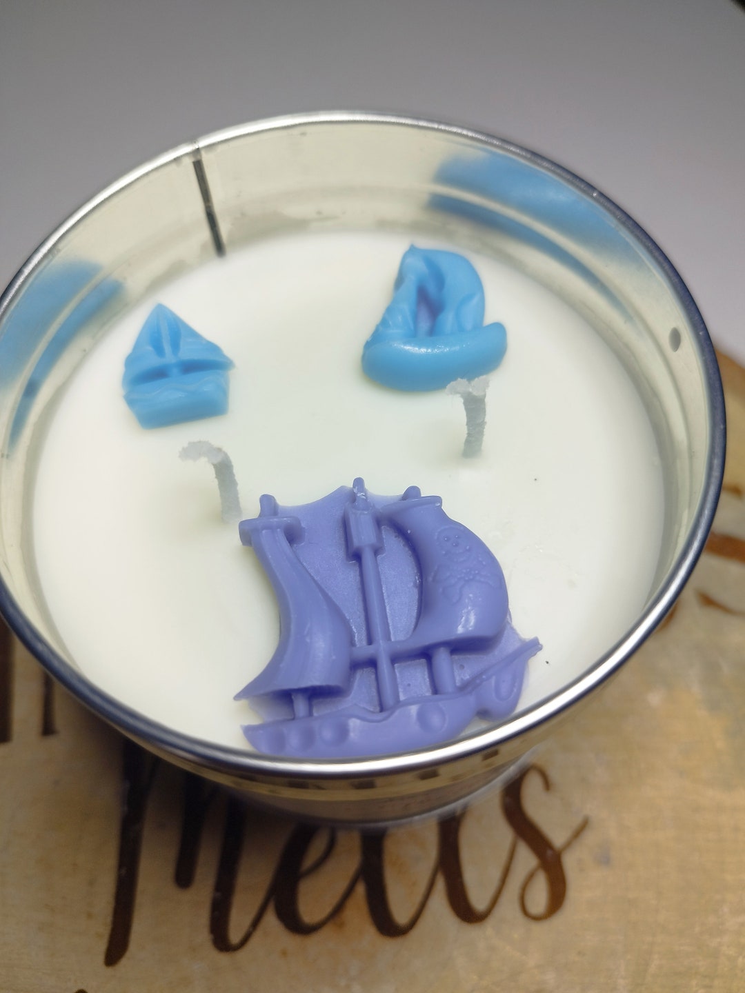 Ship Soy Wax Tin Candle, Perfect Gift for Friends, Birthday Gift ...