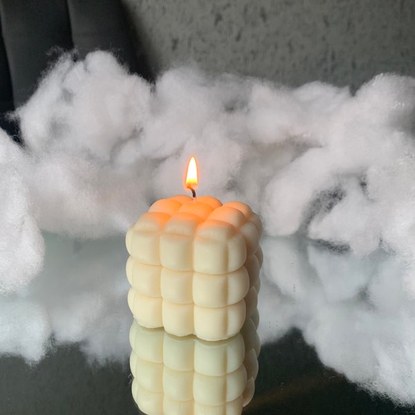 Bubble Cube Candle - Etsy
