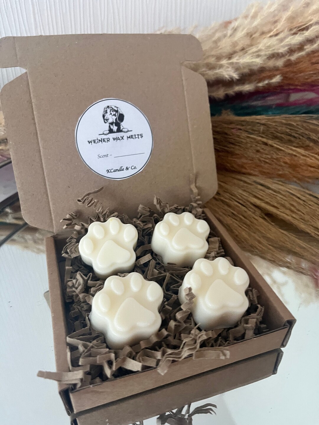 Dog Paw Wax Melts Sausage Dog Paw Melts Luxury Fragrance Soy Wax Melts ...