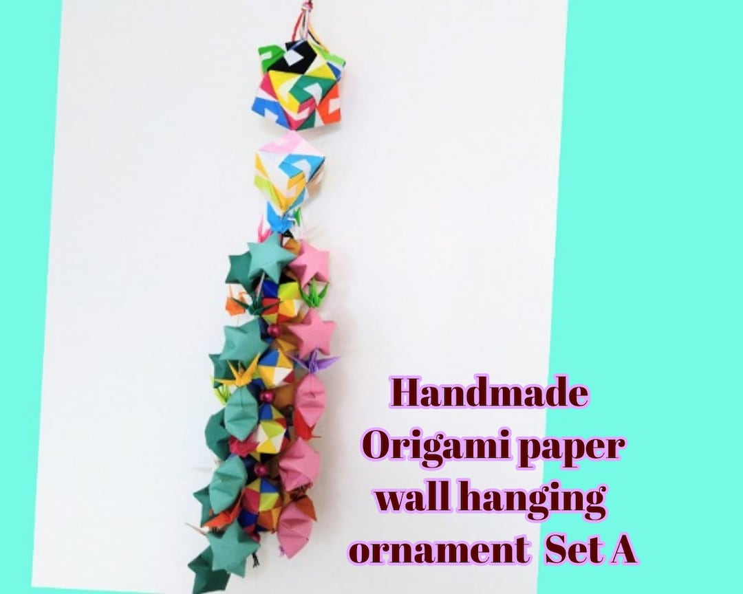 Origami Paper Wall Hanging Home Decoration, Origami Traditional ...
