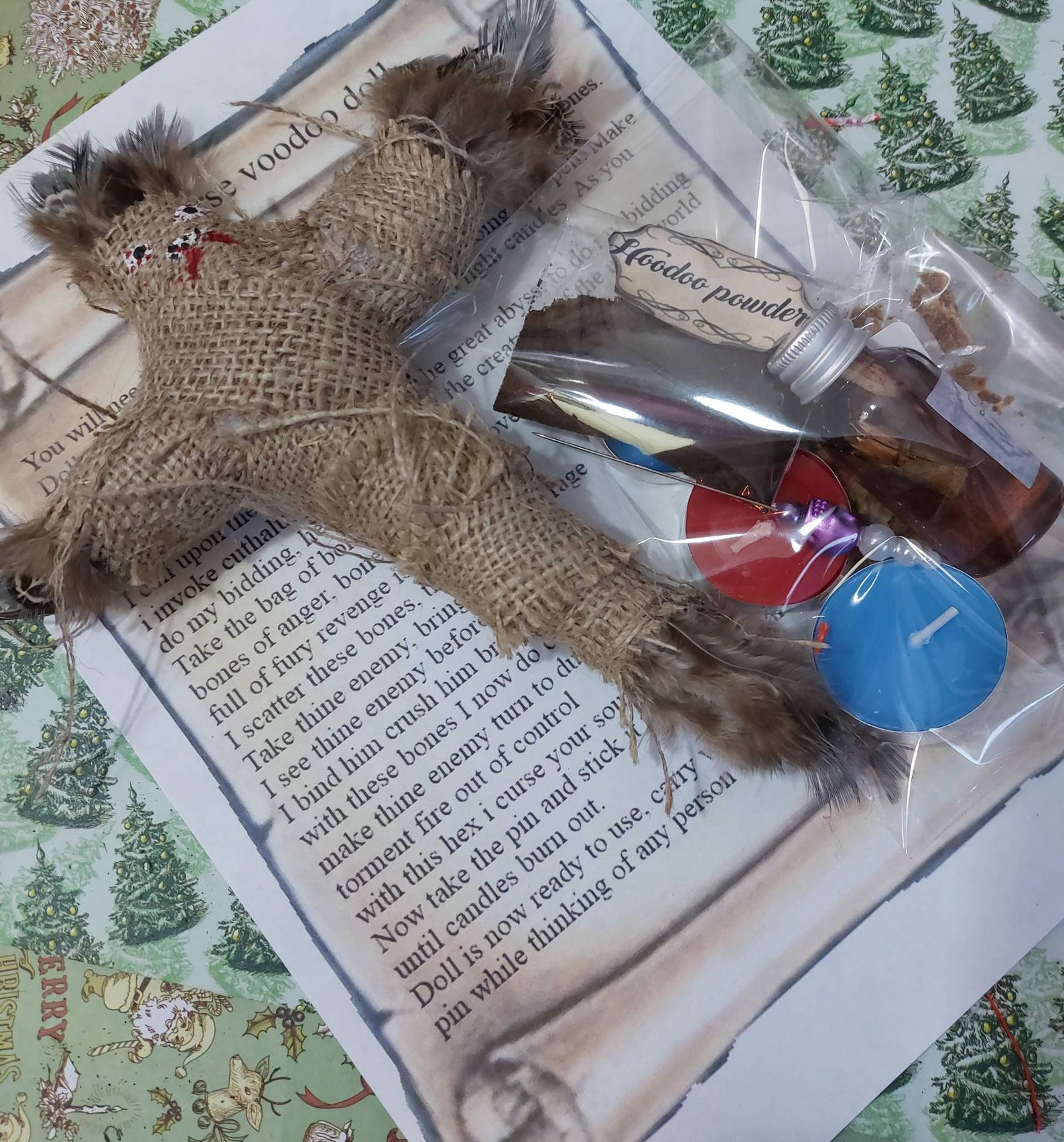Handmade Strong Voodoo Curse Doll, Revenge, Hoodoo, Wicca, Pagan ...