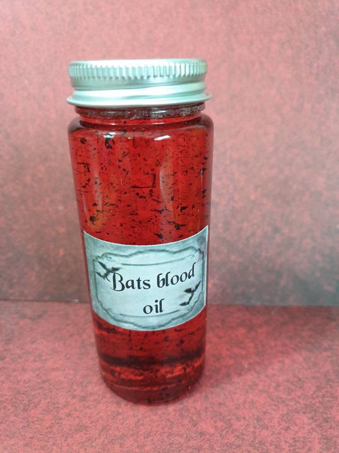 Large 10cm High Bottle of Bats Blood Oil, Authentic Hand Blended Recipe ...