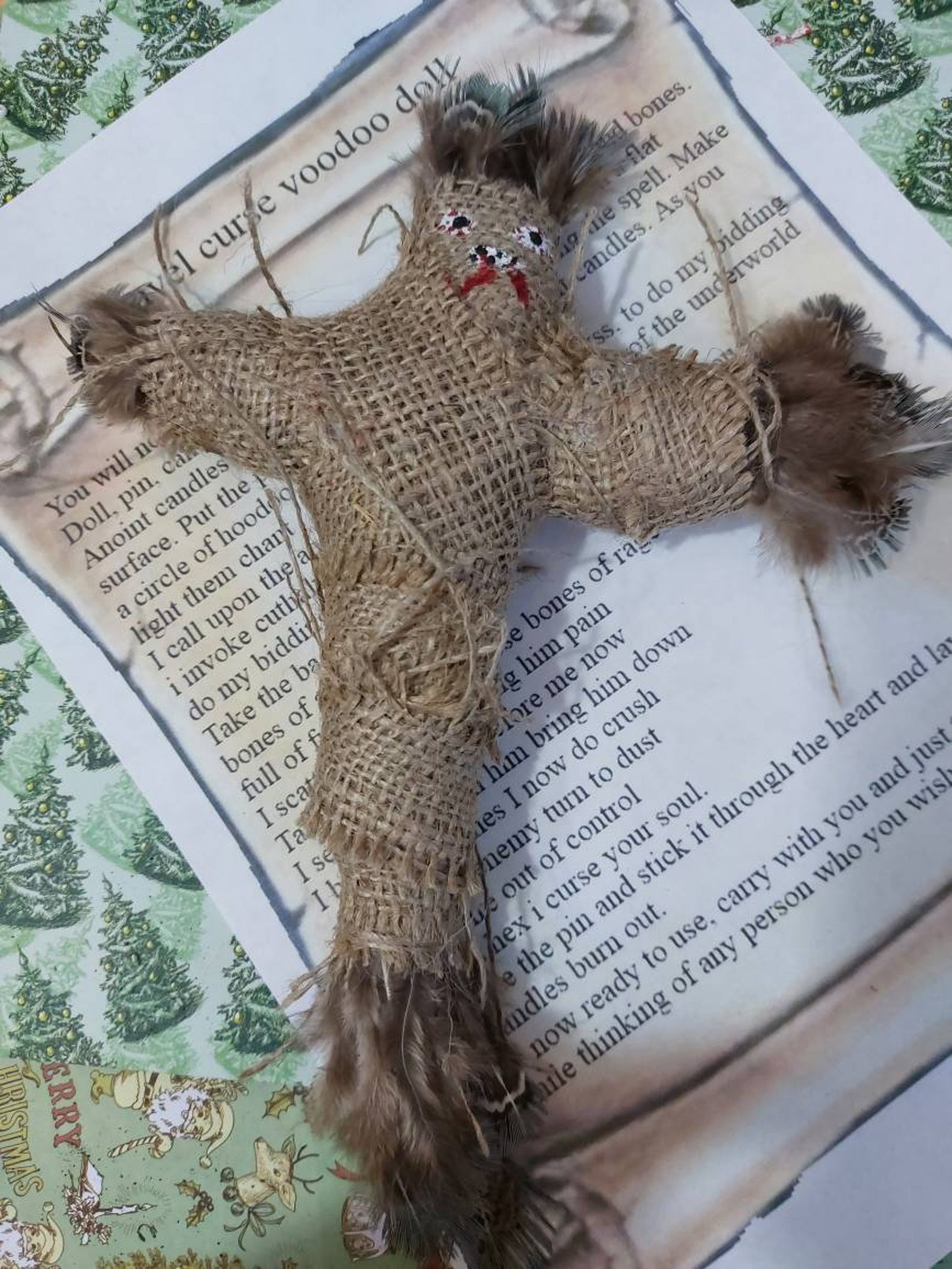 Handmade Strong Voodoo Curse Doll, Revenge, Hoodoo, Wicca, Pagan ...