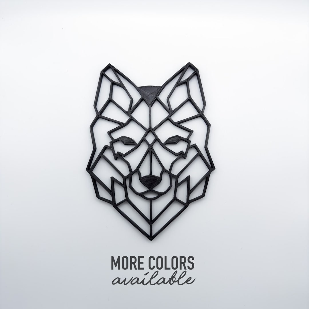Wolf, Wall Decoration, Wall Deco, Wall Art, Animal Deco, Art, 3D Print ...