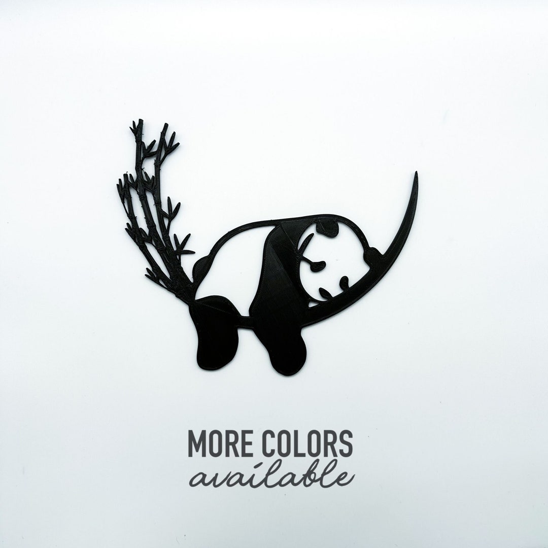 Panda, Wall Decoration, Wall Deco, Wall Art, Animal Deco, Art, 3D Print ...