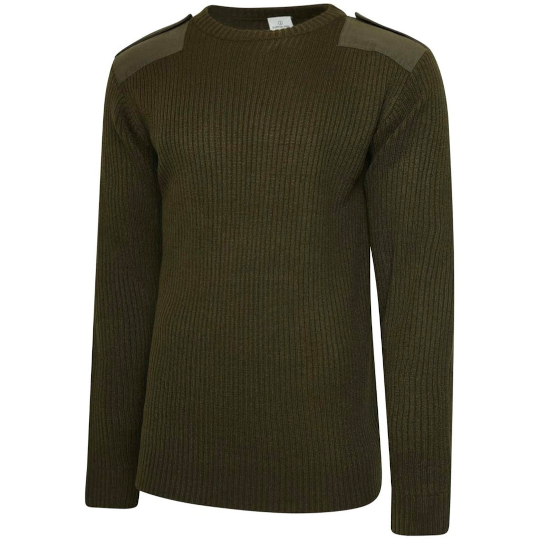 British Army Wool Commando Jumper Pullover Sweater Sweatshirt Mens ...