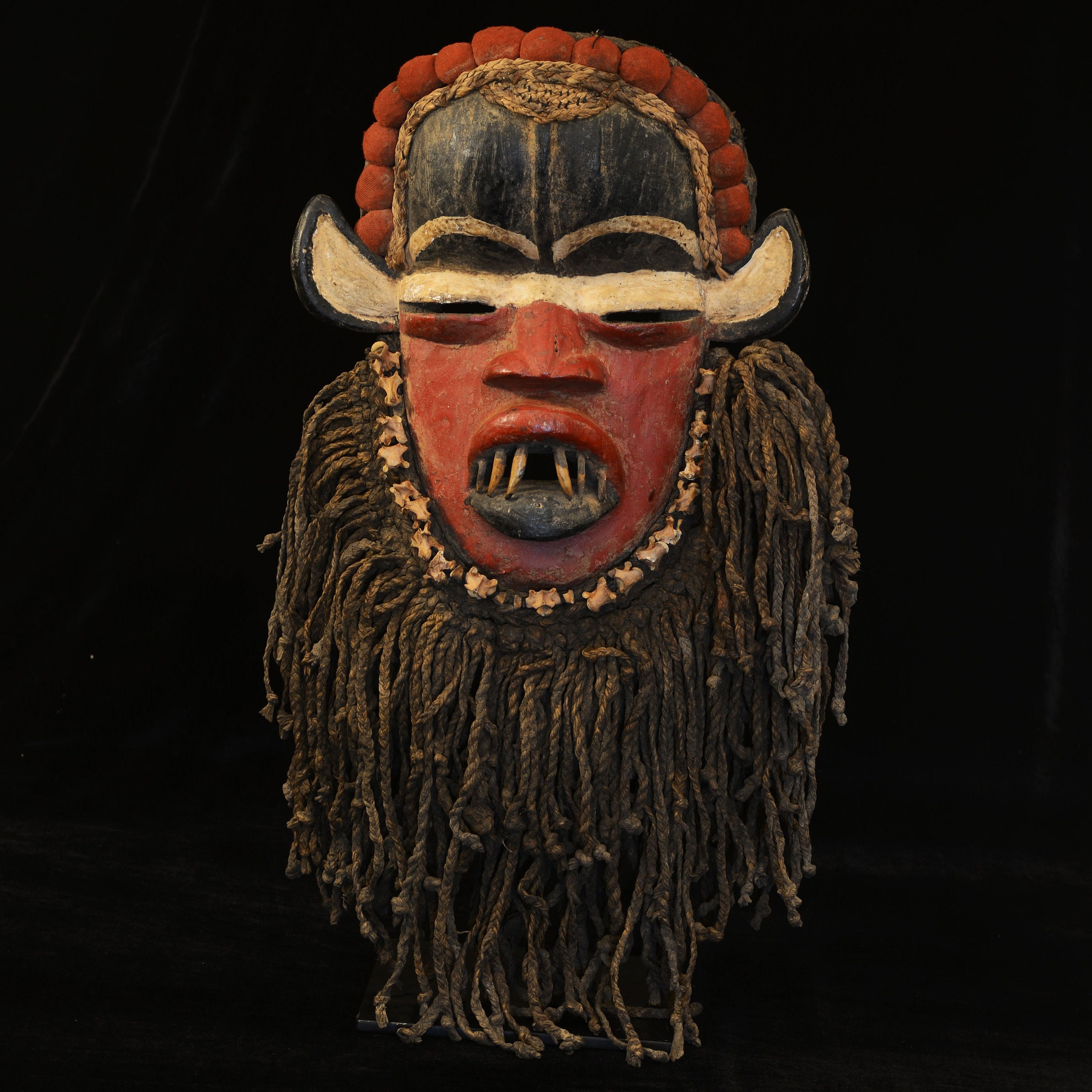 African Dan Mask 74 on Display Stand - Etsy