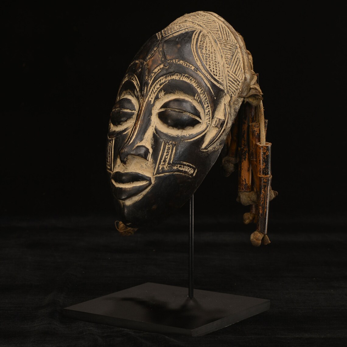 African Rasta Mask 43 on Display Stand - Etsy
