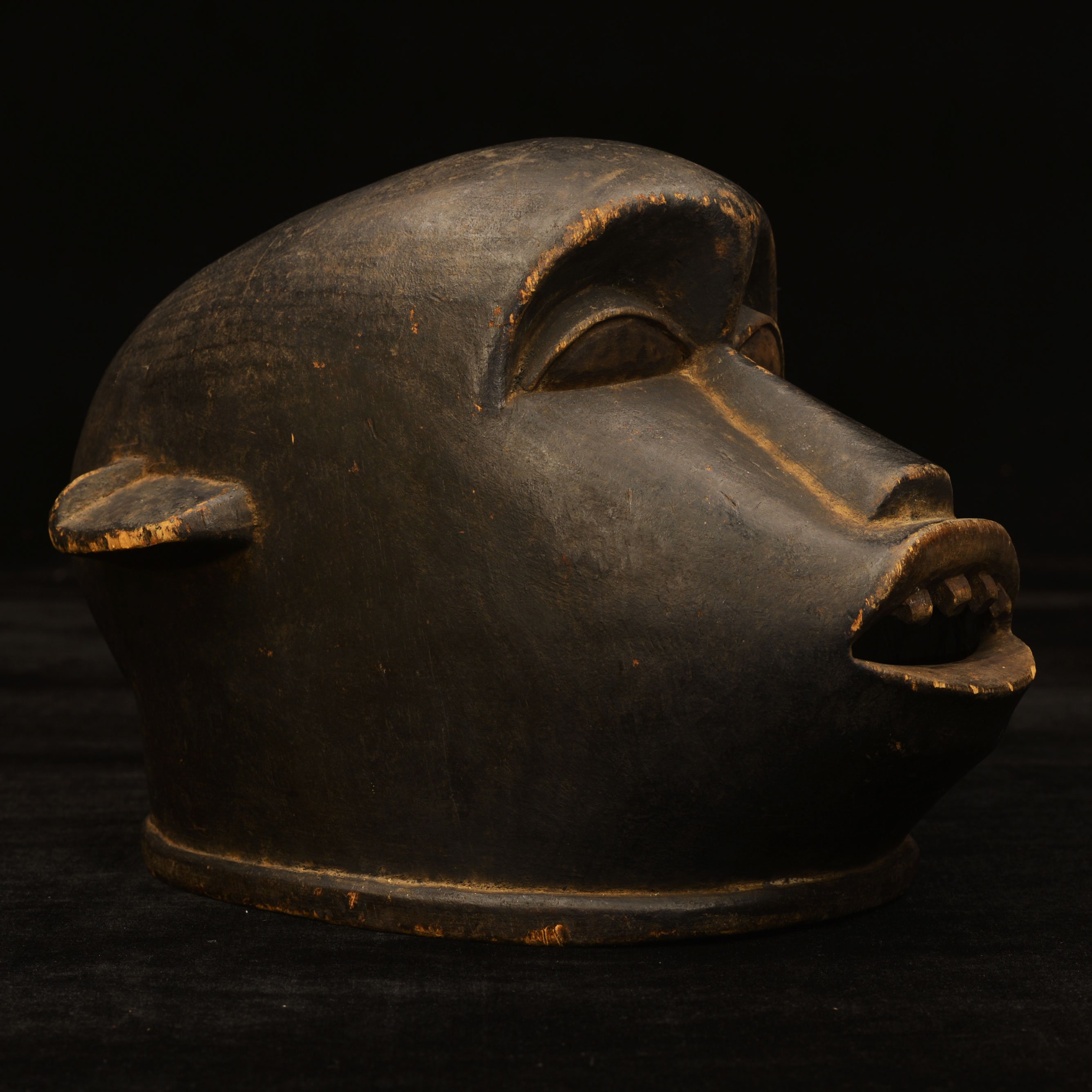 African Makonde Lipiko Helmet Mask 2 - Etsy