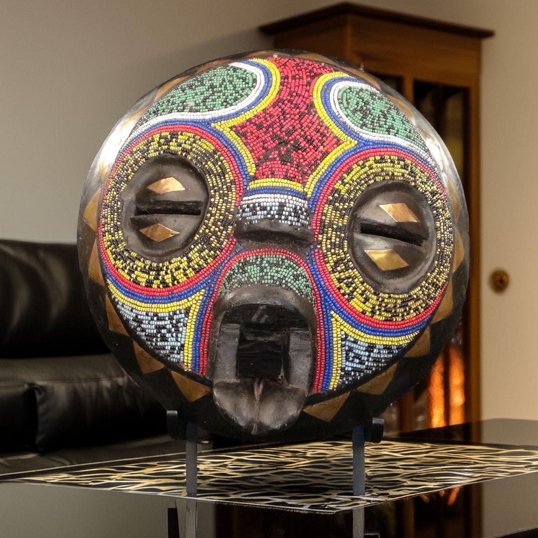 African Baluba Mask Gift Set 66 From Congo - Etsy
