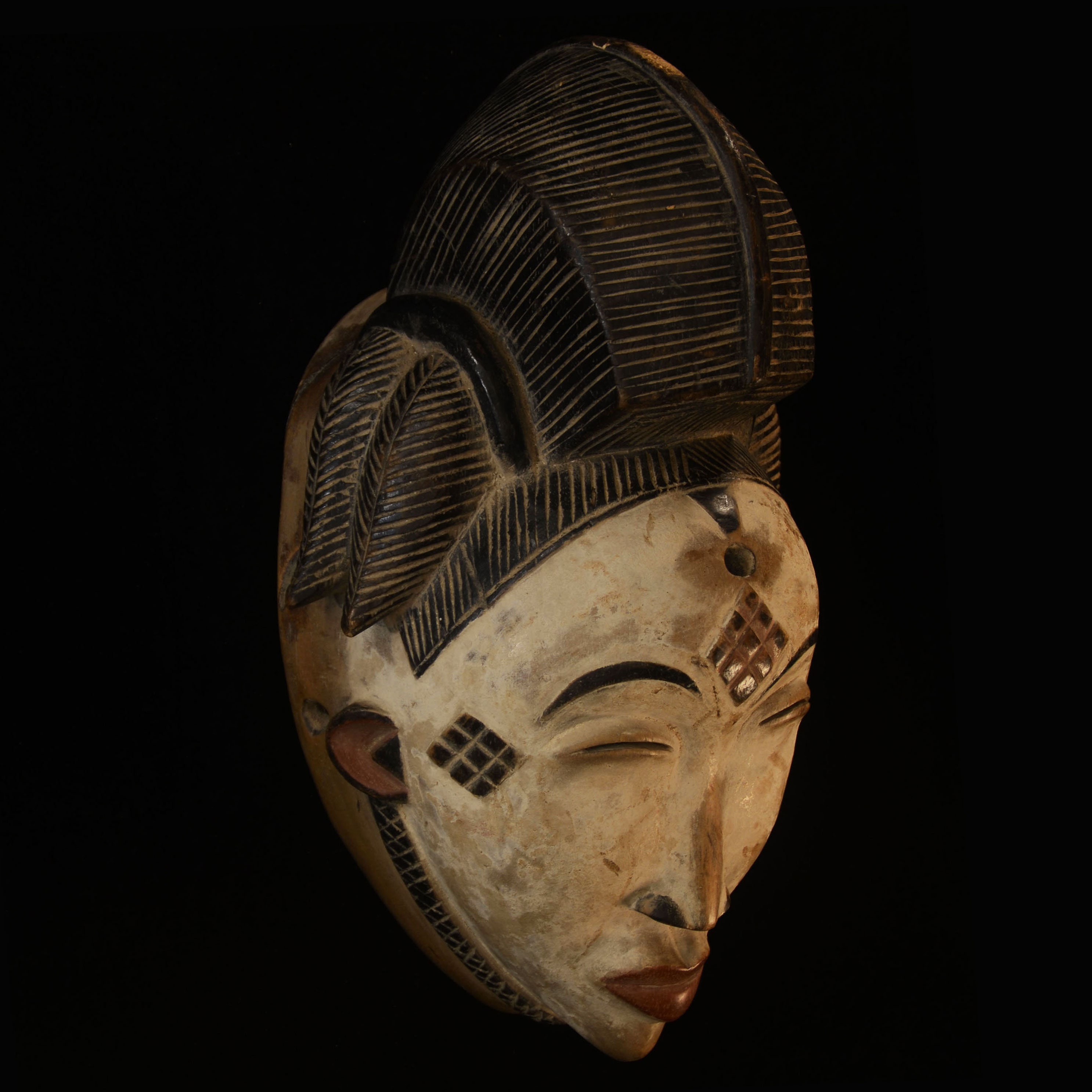 African Punu Mask 42 Great Wall Hanging or on a Display Stand - Etsy