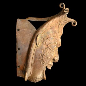 African Benin Bronze Mask 17 - Etsy