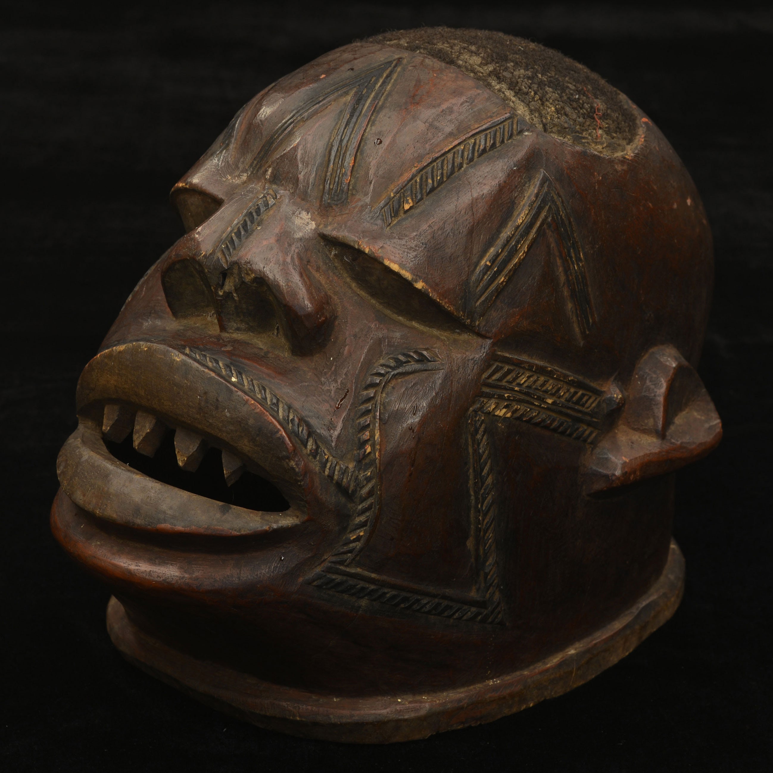 African Makonde Lipiko Helmet-mask 5 - Etsy