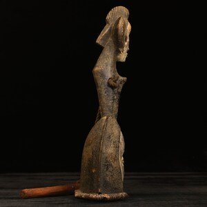 African Punu Dance Bell 45 White Face With a Mottled Beige Patina - Etsy