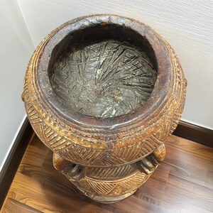 African Dogon Wooden Stacking Pot 108 - Etsy