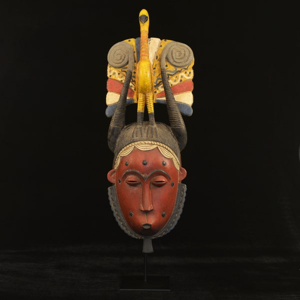 African Mask Display Stand - Etsy