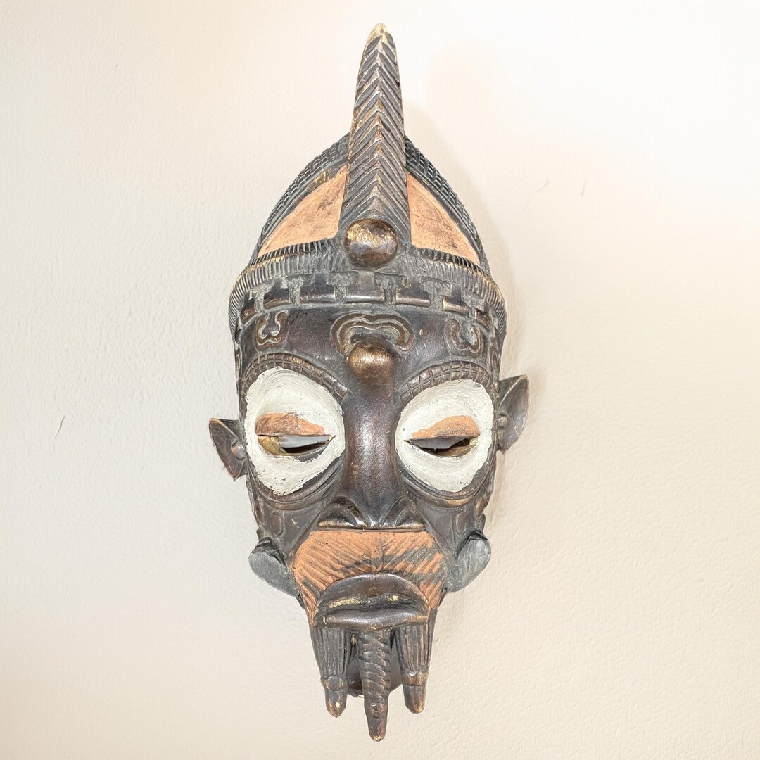 African Lulua Mask 13 From Zaire - Etsy