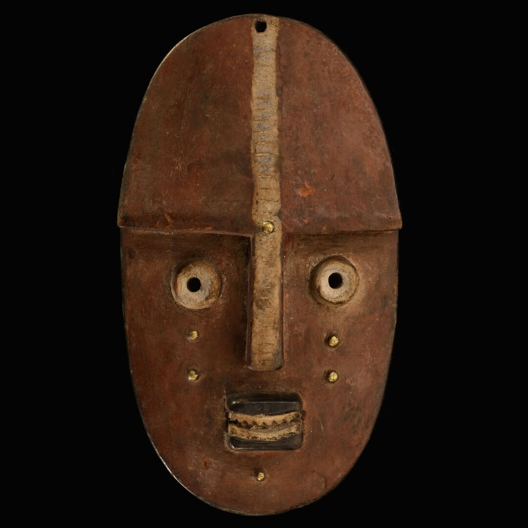 African Teke Mask 43 Great Wall Hanging - Etsy