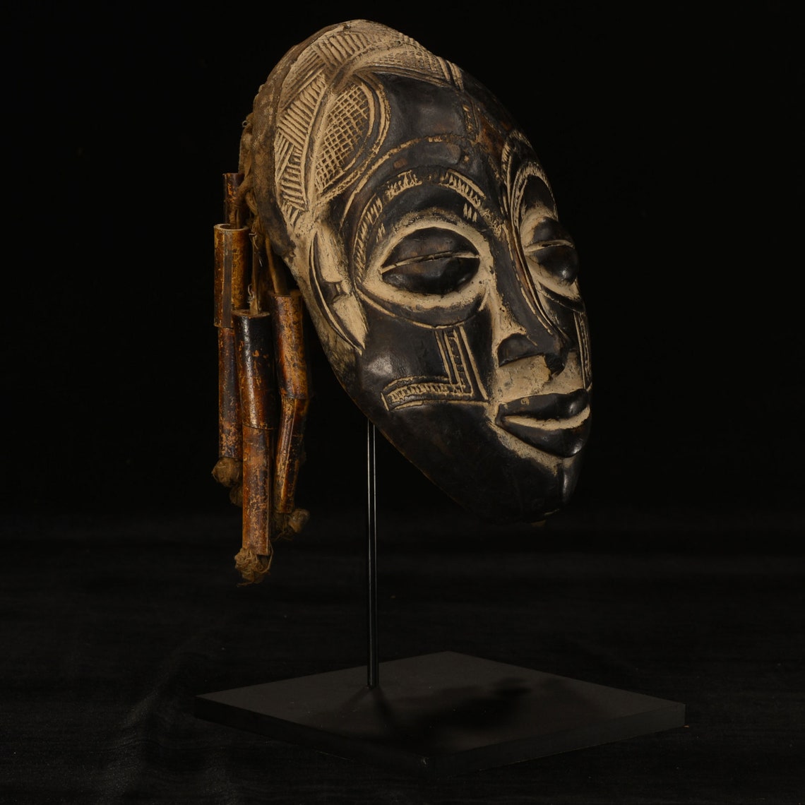 African Rasta Mask 43 on Display Stand - Etsy