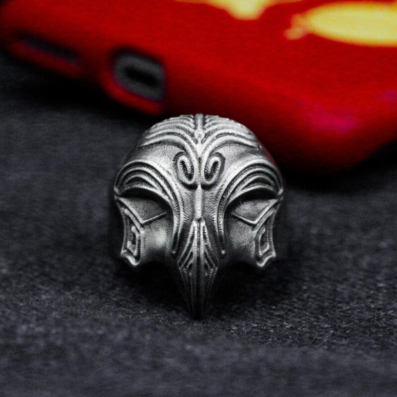 Mens Gothic Owl Ring - Etsy