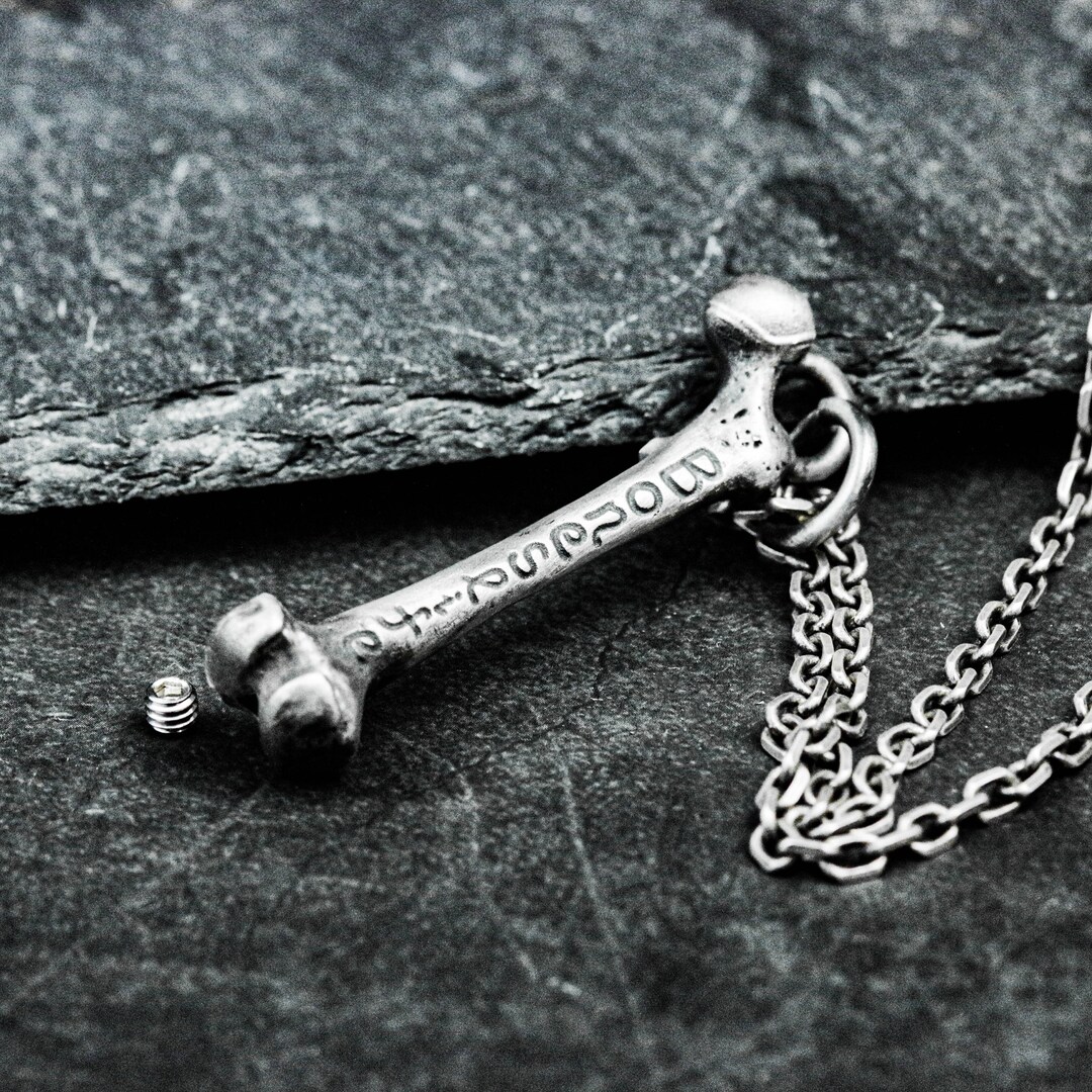 Leg Bone Letter "bone Life", Pet Keepsake, Hair Ashes Locket, Skeleton ...