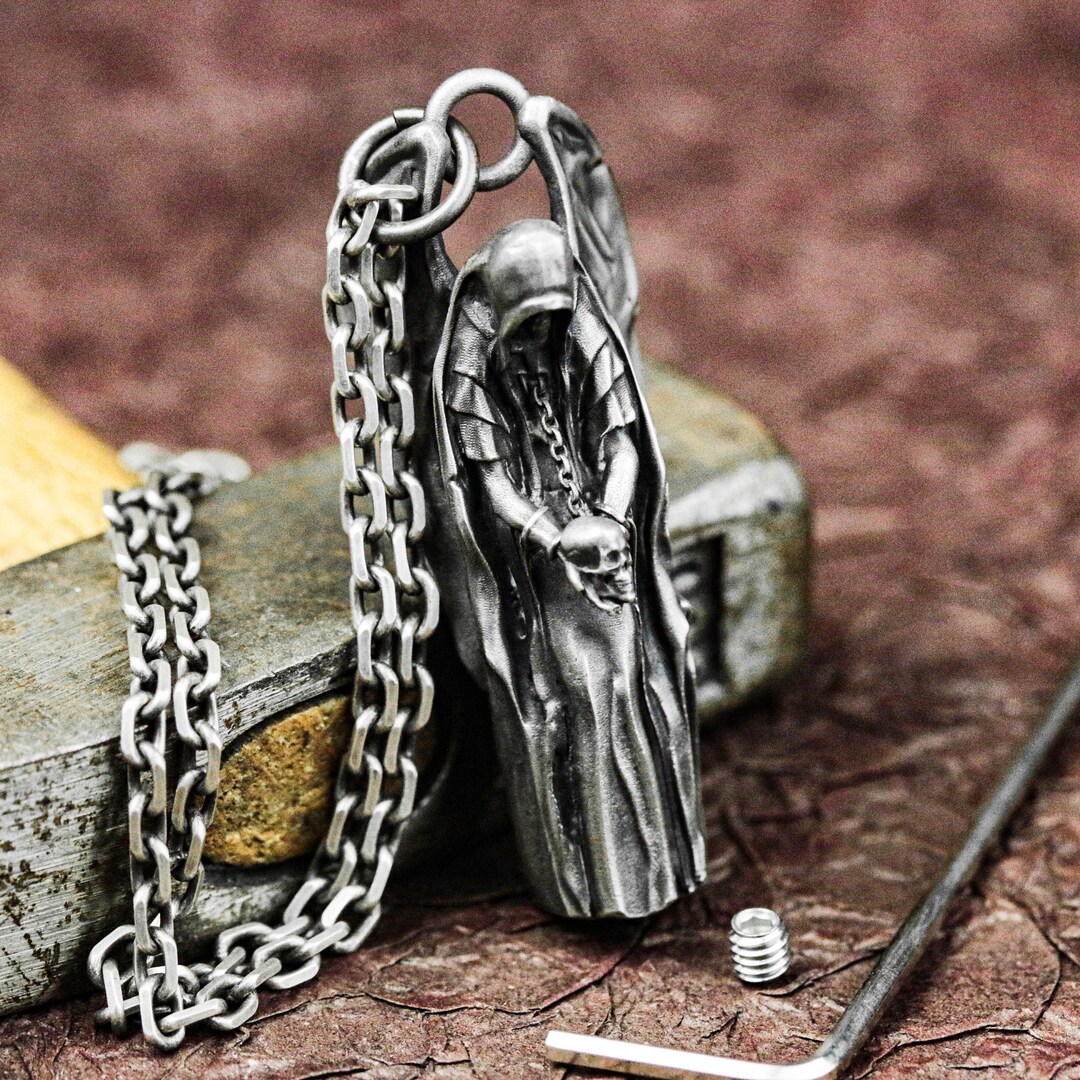 Fallen Angel Death Image Pet Memorial Hair Ashes Jewelry Necklace Urn ...