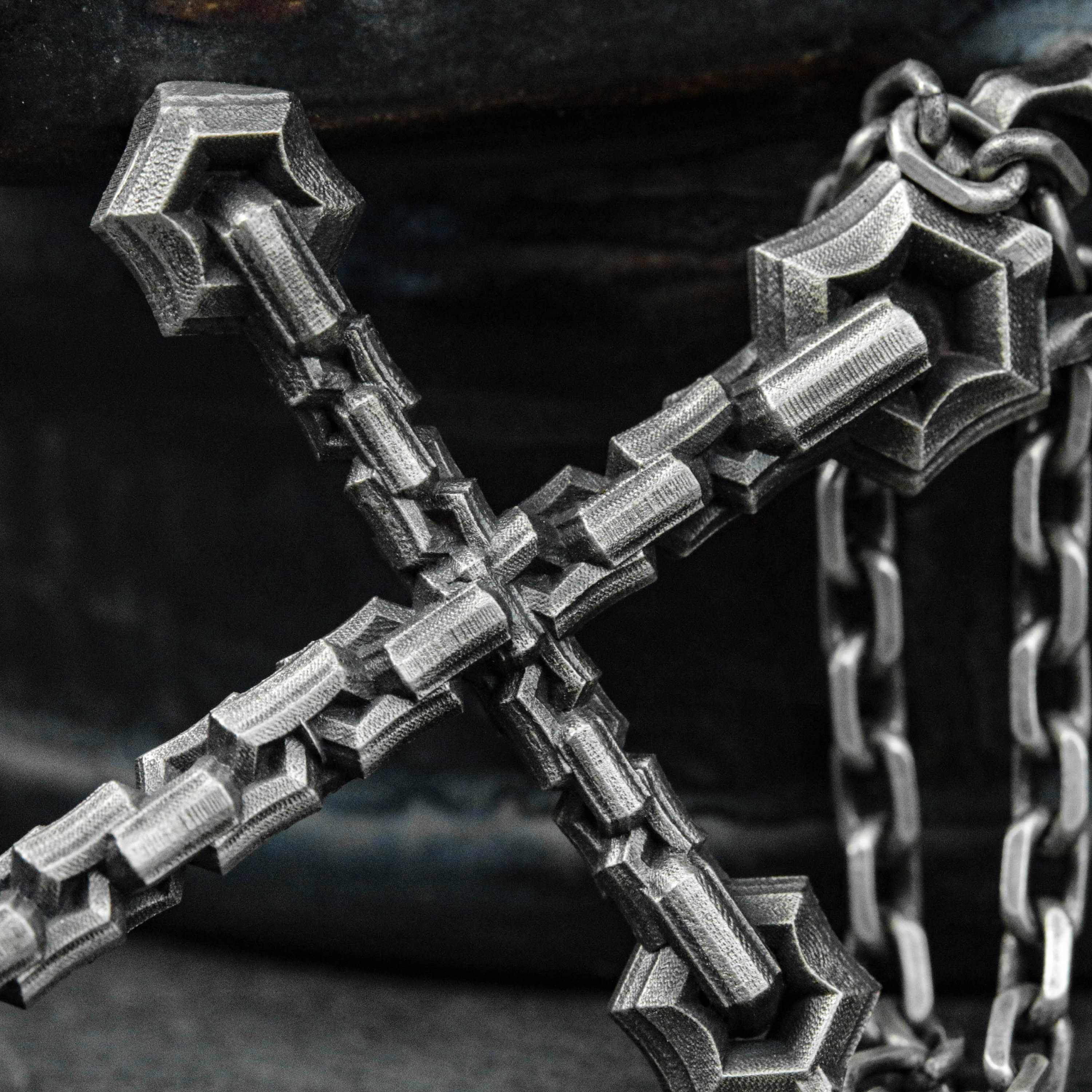 Saint Cross Exorcism Holy God Lord Peace Chain Brave Courage Symbol ...