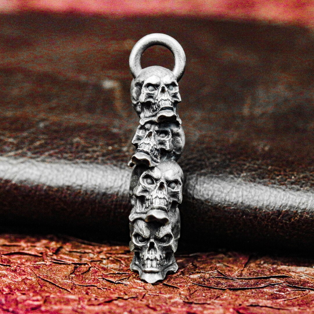 Fury Skull Tower Cult Pet Keepsake, Ashes Urn Pendant, Devil Pole ...