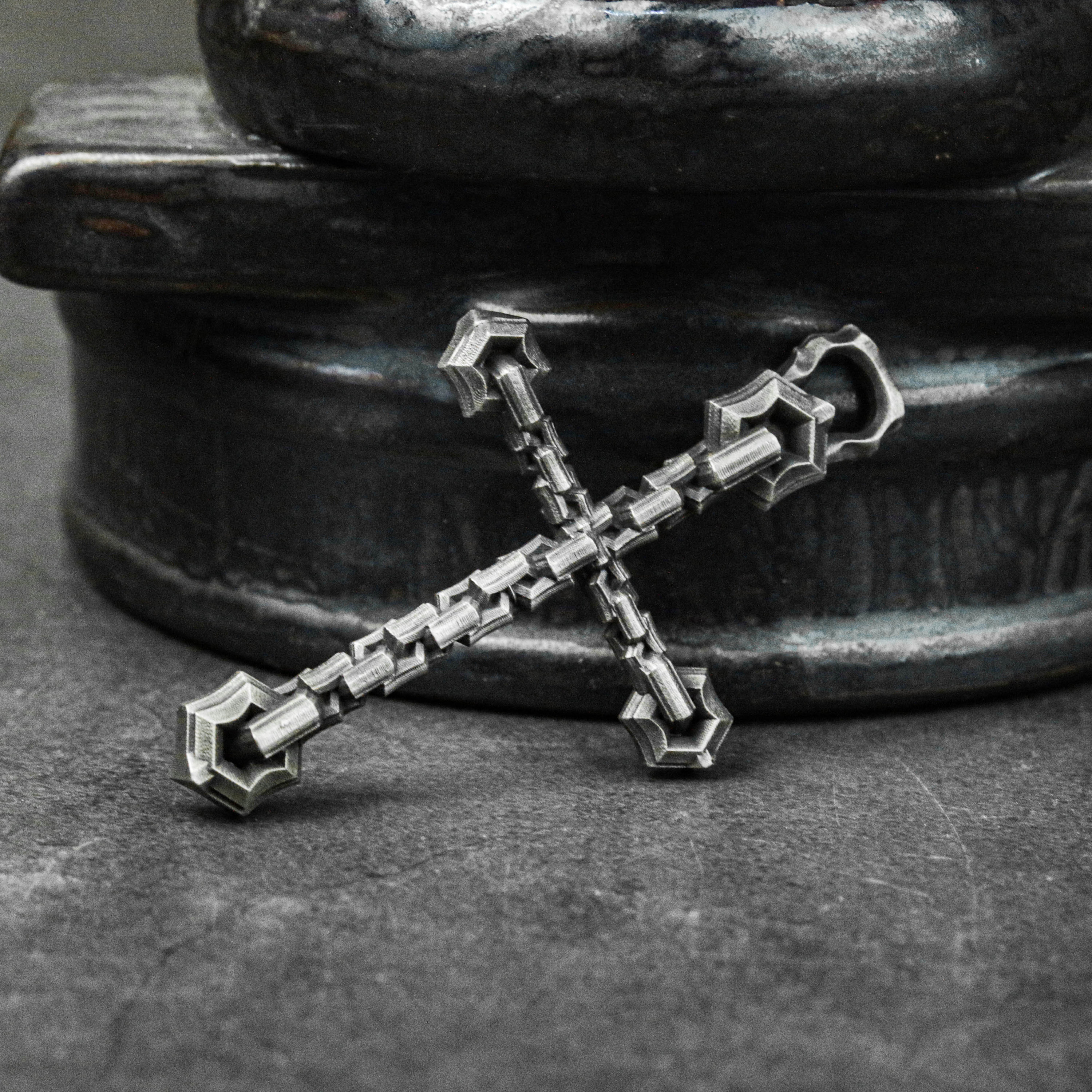 Saint Cross Exorcism Holy God Lord Peace Chain Brave Courage Symbol ...