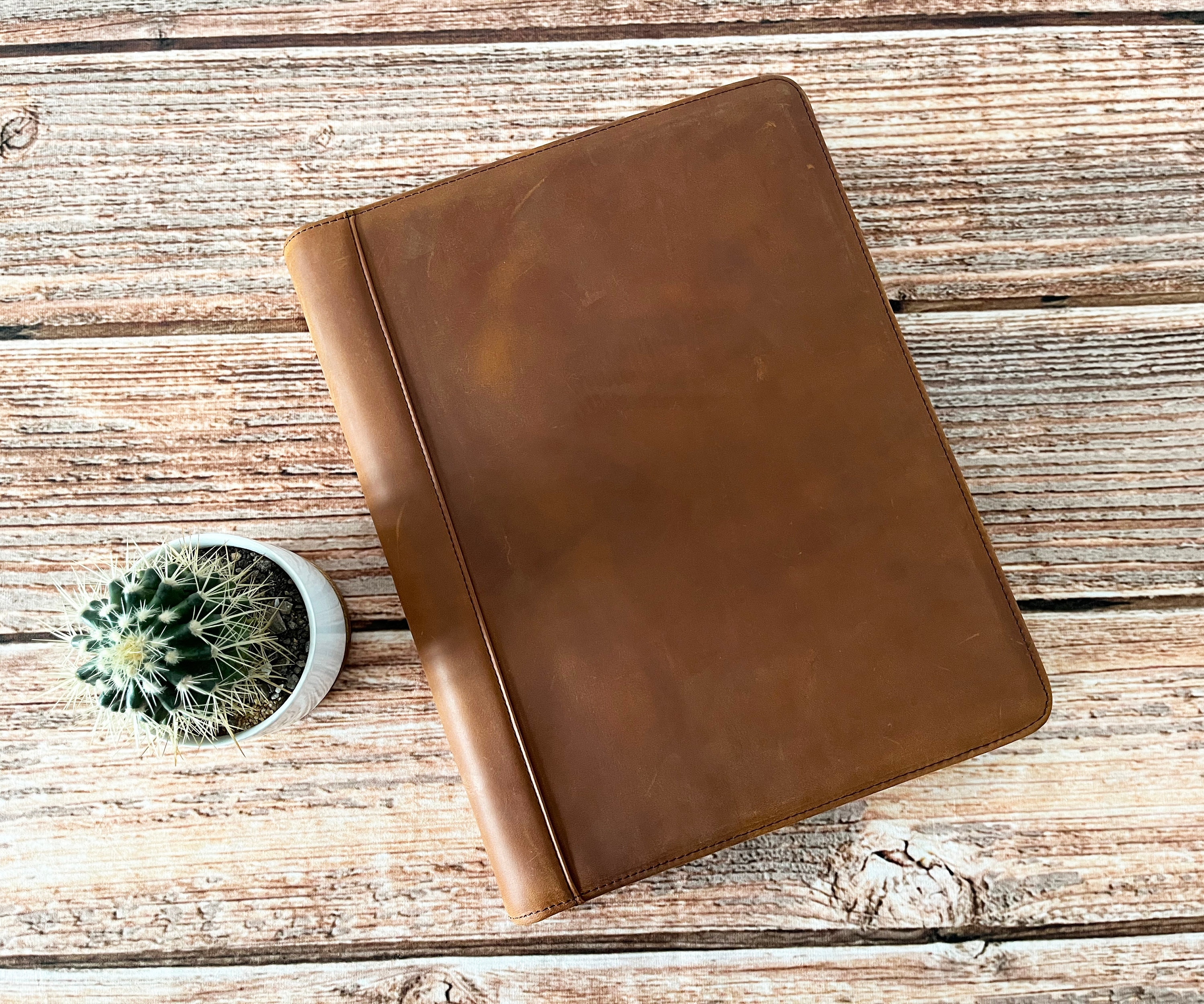 Leather Portfolio Folder Personalized Name/logo Portfolio - Etsy