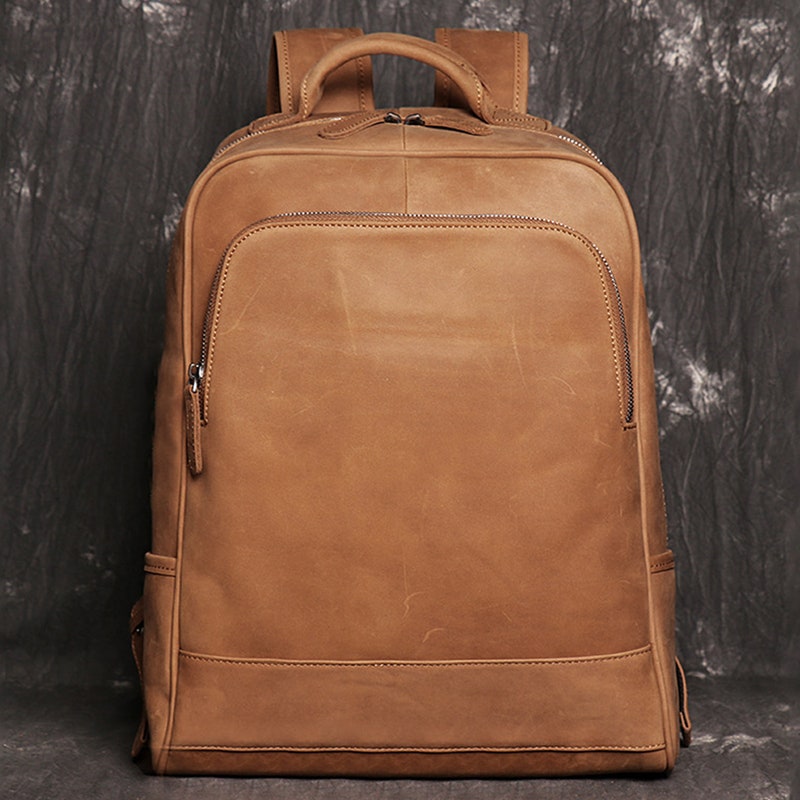 Leather Backpack Men - Etsy