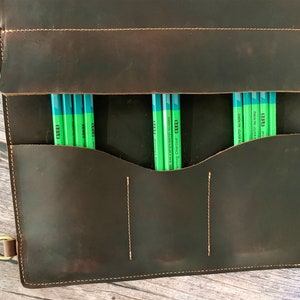 Personalized Drawing Sketchbook Cover for Artists, Leather Artist ...