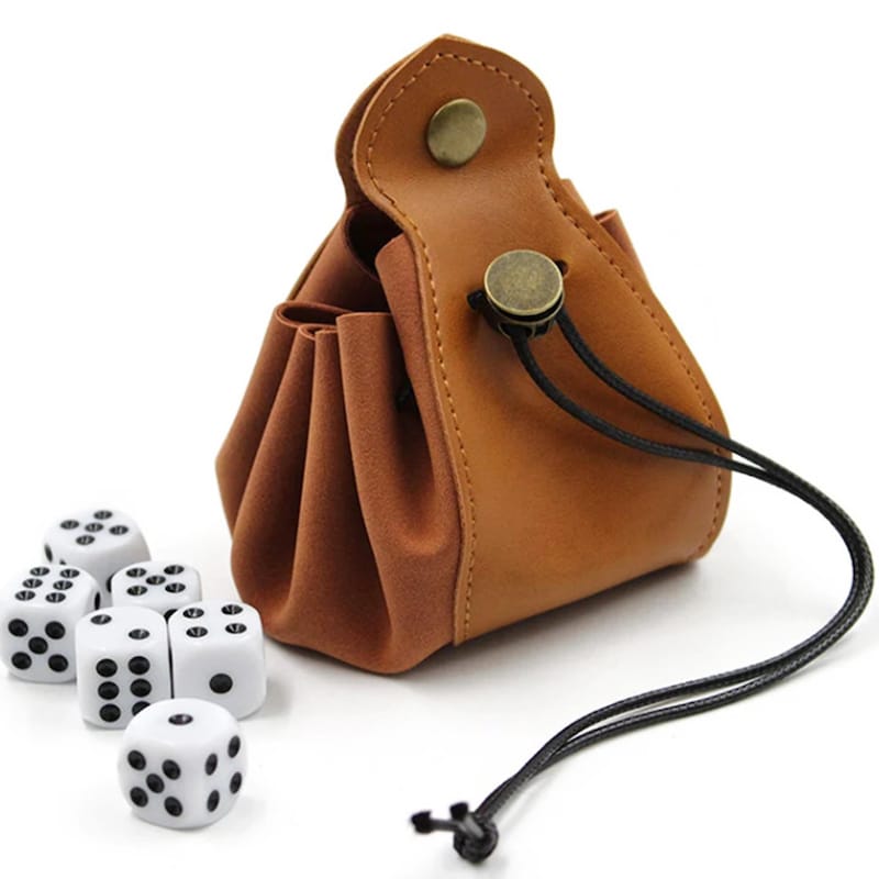 Leather Dice Bag - Etsy