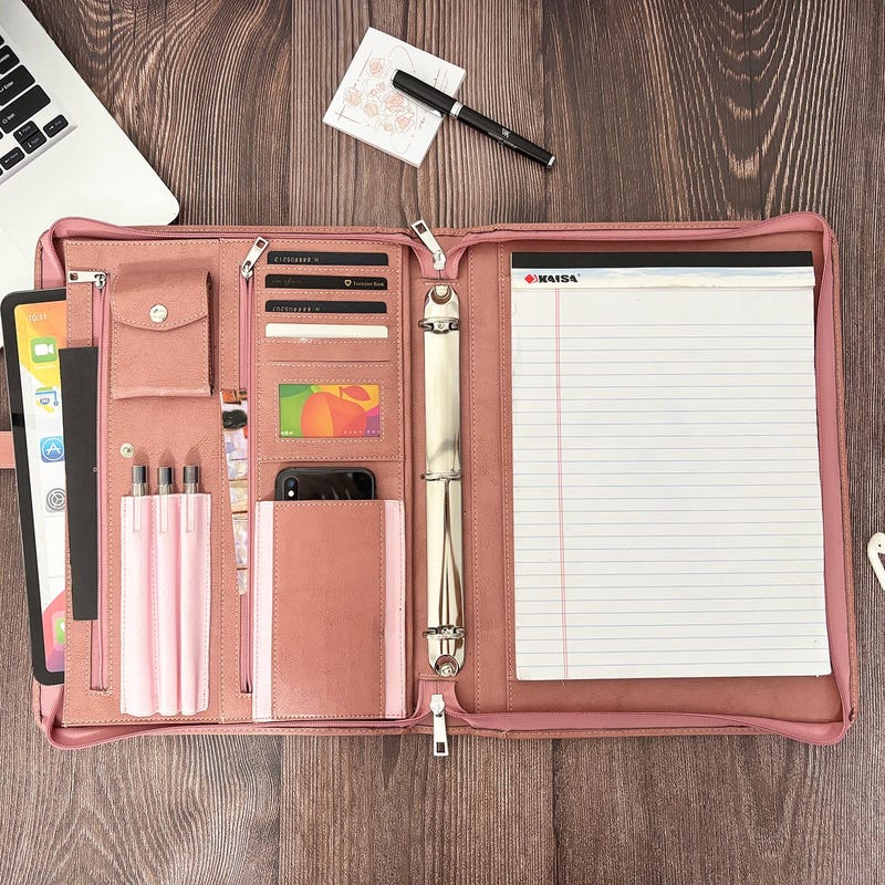 Leather Portfolio - Etsy