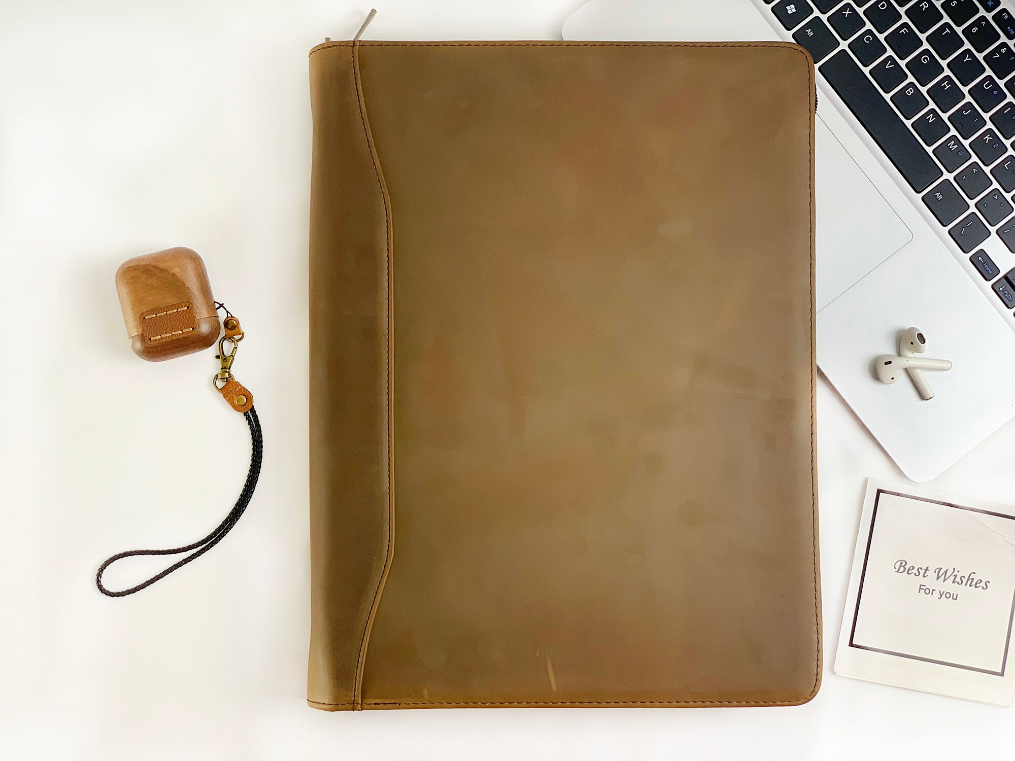 Left Handed Portfolio for Men Personalized Padfolio With - Etsy