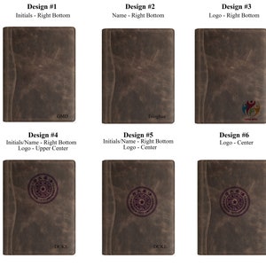 Left-handed Leather Portfolio, Document Organizer Holder With Clipboard ...