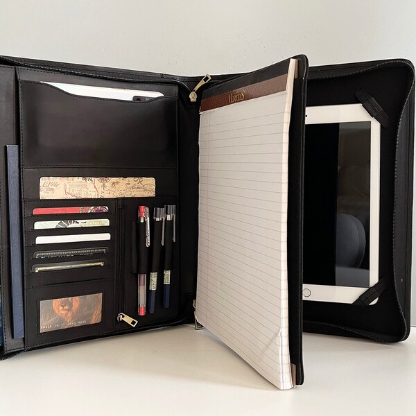 Zipper Portfolio - Etsy