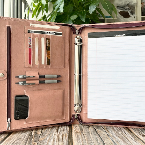 Leather Padfolio - Etsy