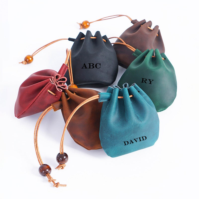 Leather Coin Bag - Etsy