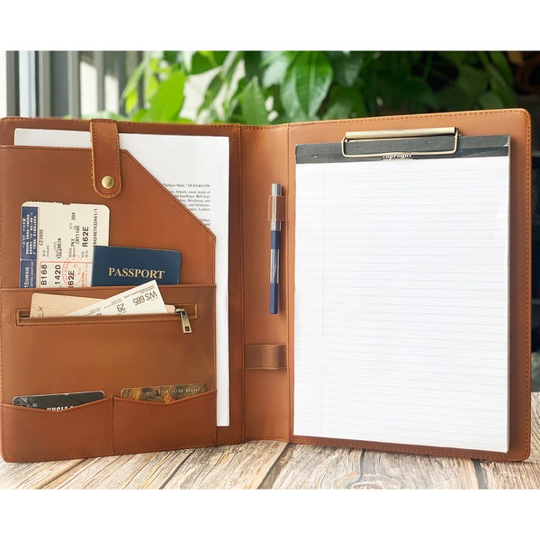 Leather Portfolio - Etsy